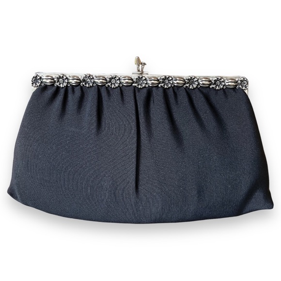 Vintage | Bags | Vintage Ande Clutch Purse Kiss Closure Evening Mini ...
